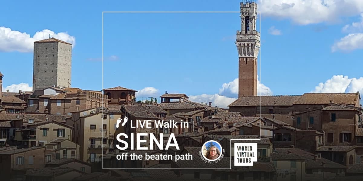 Live Walk Siena off the beaten path - World Virtual Tours