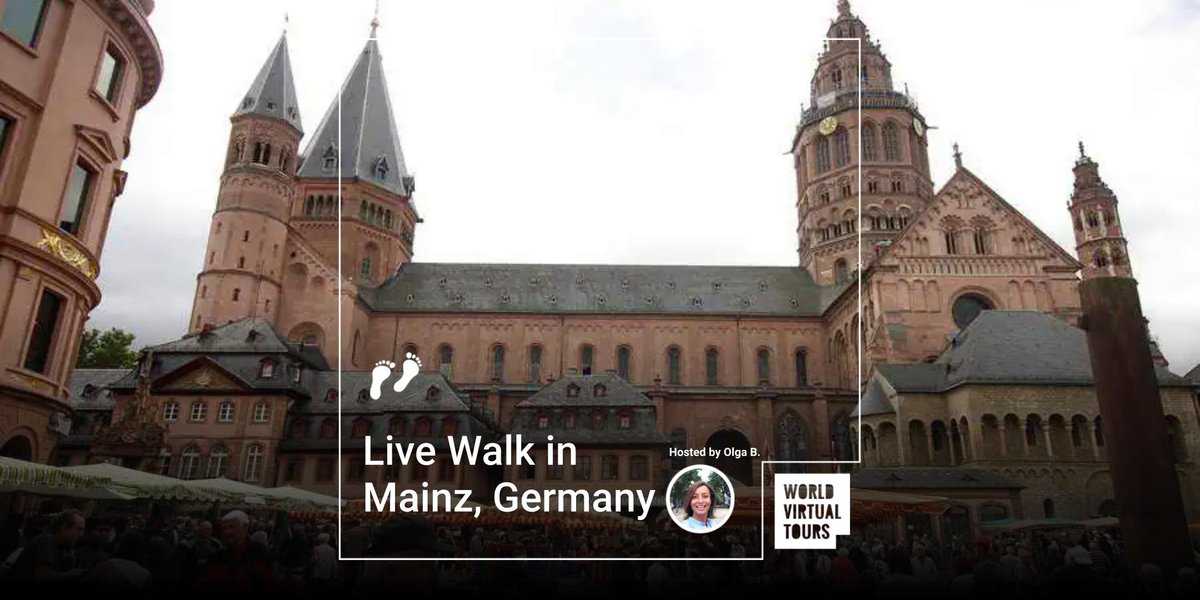 Live Walk in Mainz, Germany - World Virtual Tours