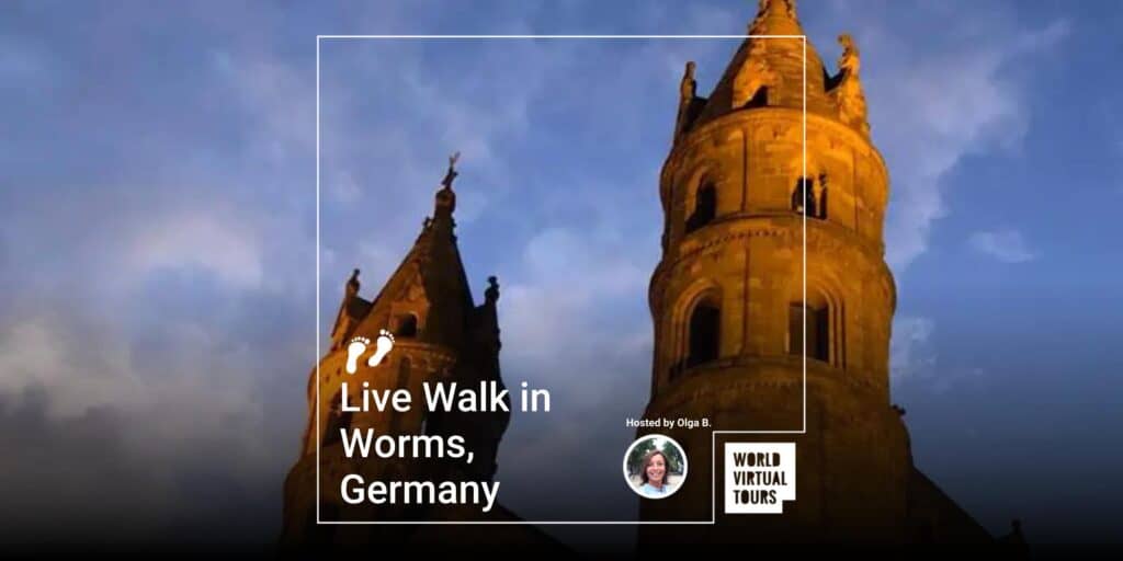 Live Walk in Worms, Germany - World Virtual Tours