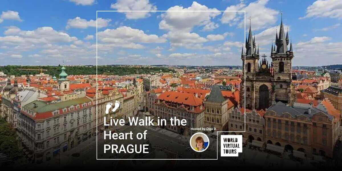 Live Walk in the Heart of PRAGUE - World Virtual Tours