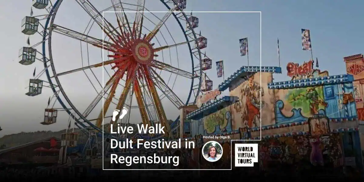Live Walk Dult Festival in Regensburg - World Virtual Tours
